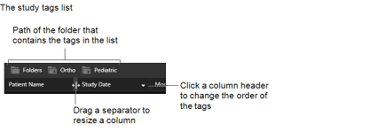 Working with Study Tags
