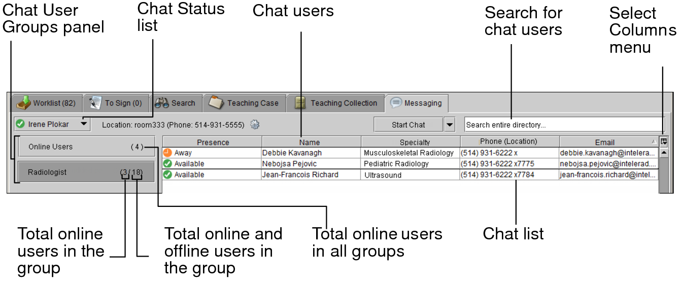 Understanding the Messaging Tab