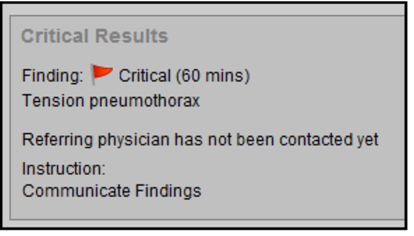 Adding Critical Results