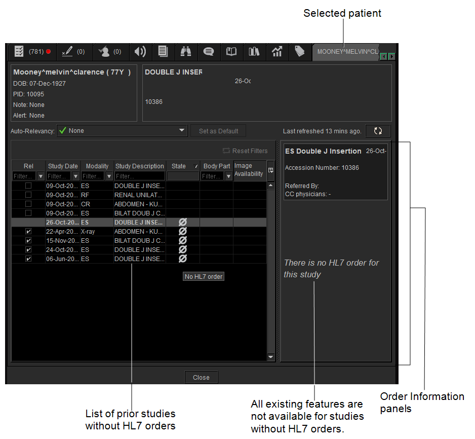 Understanding the Patient Record Tab