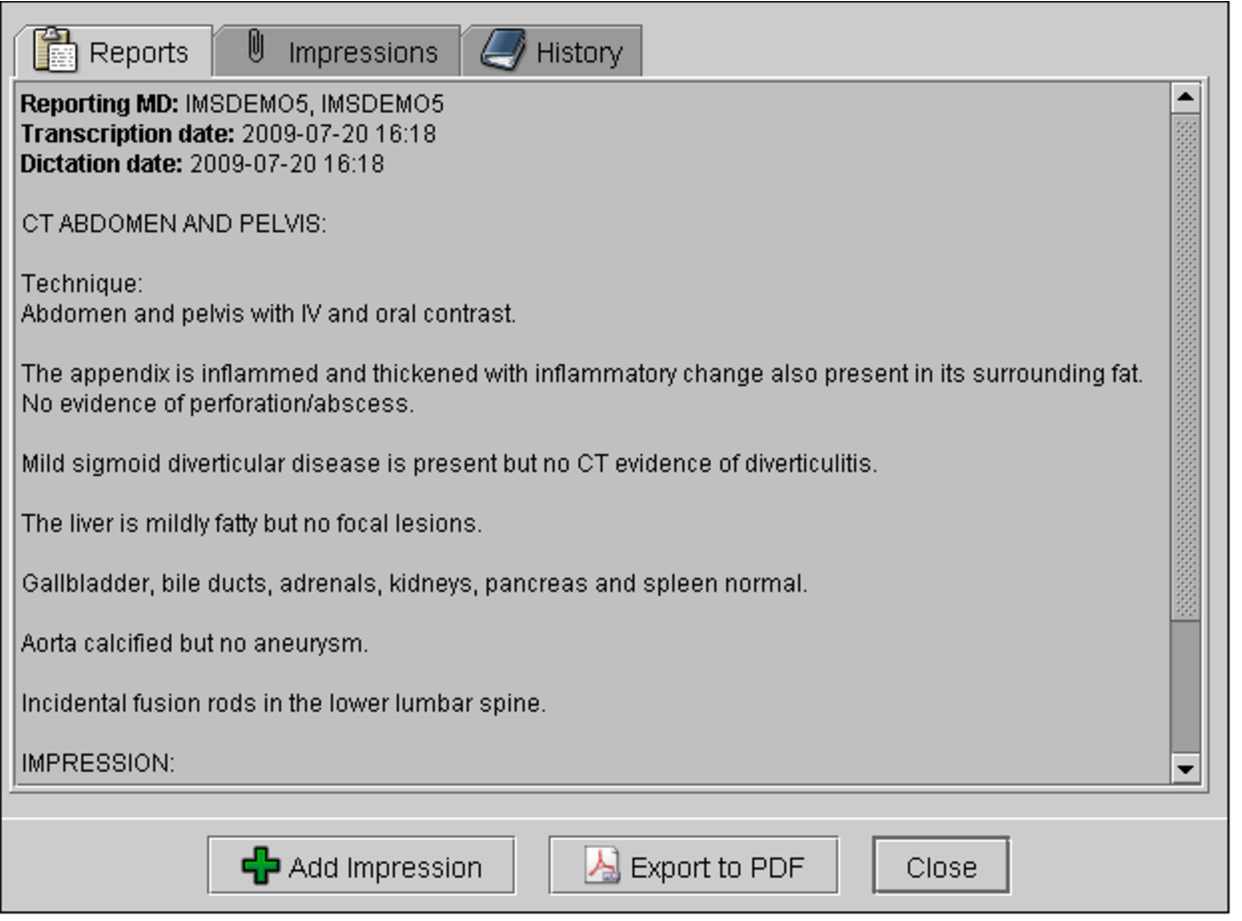 Viewing Reports in the Report Viewer