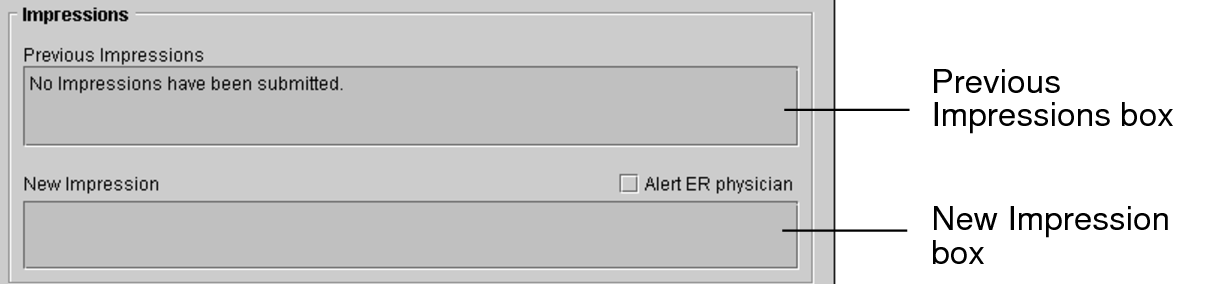 Creating and Viewing Impressions in the Report Viewer