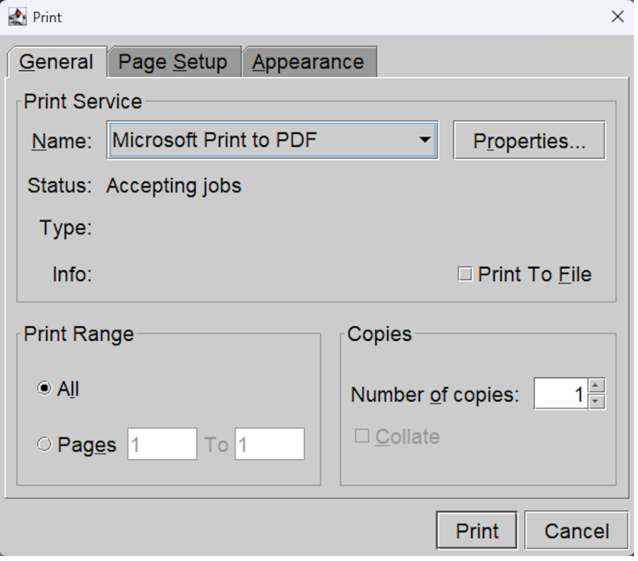 Printing to Paper